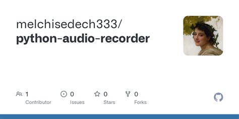 Github Melchisedech Python Audio Recorder