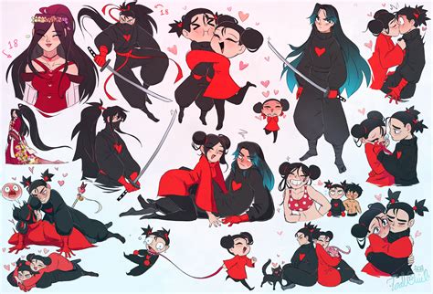 Pucca Doodles By Teal0wl On Deviantart Anime Vs Cartoon Pucca