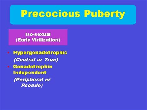 Puberty Puberty Disorders Puberty Puberty The Time At