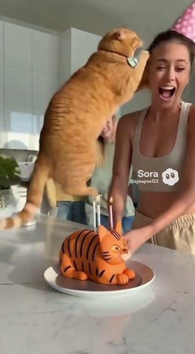 🤣the Funniest Cat Cake Fail Ever Real Cat Freaks Out Calma é Só