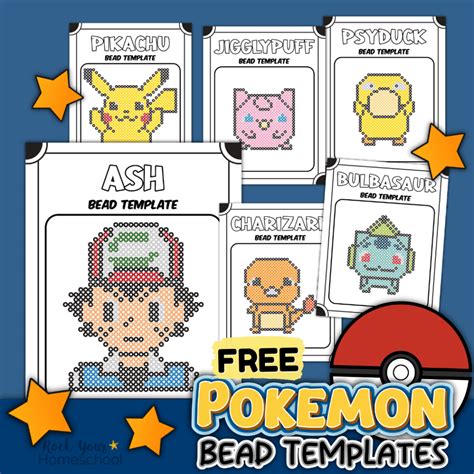 Pokemon Perler Bead Patterns How To Make These Crafts 8 Free