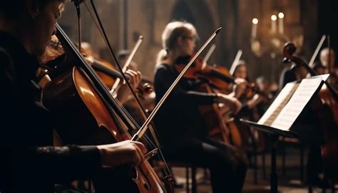 Premium Ai Image Young Adults Playing Classical Music On String