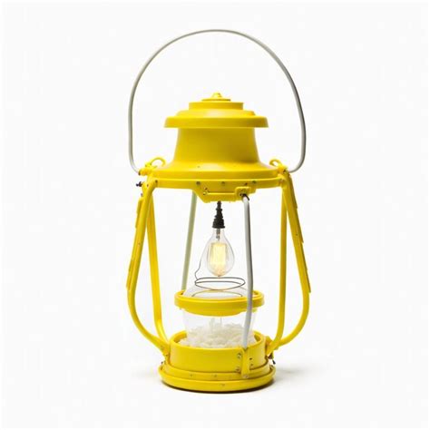 Premium Photo Yellow Lantern Isolated On White Background