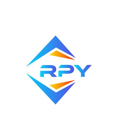 Rpy Abstract Technology Logo Design On White Background Rpy Creative