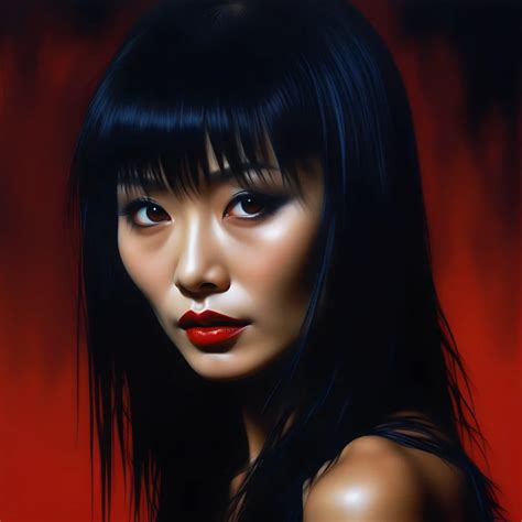 Behold The Haunting Beauty Of Bai Ling And Her Crow Character Myca The
