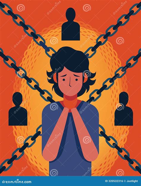 The Chains Of Guilt And Shame Form A Suffocating Barrier Around A