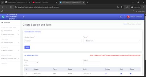 Best Attendance Management System Using Php And Mysql