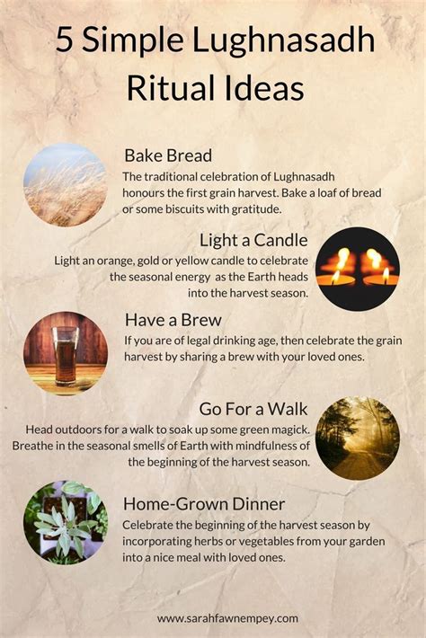 Lughnasadh Ritual Ideas Bread Baking Yellow Candles Harvest Season