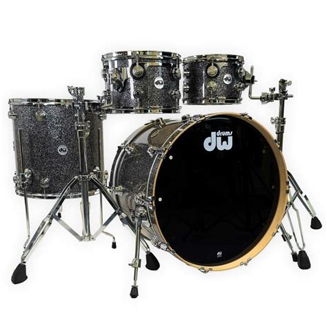 Dw Collectors Series 22in 4pc Shell Pack Black Galaxy Drummers Only