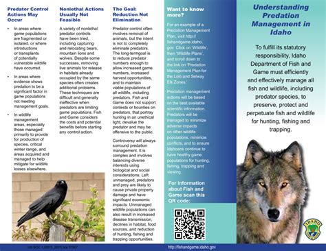 Understanding Predation Management In Idaho Wolf Reintroduction