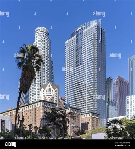 A Picture Of The Us Bank Tower And The Deloitte Building Or Gas