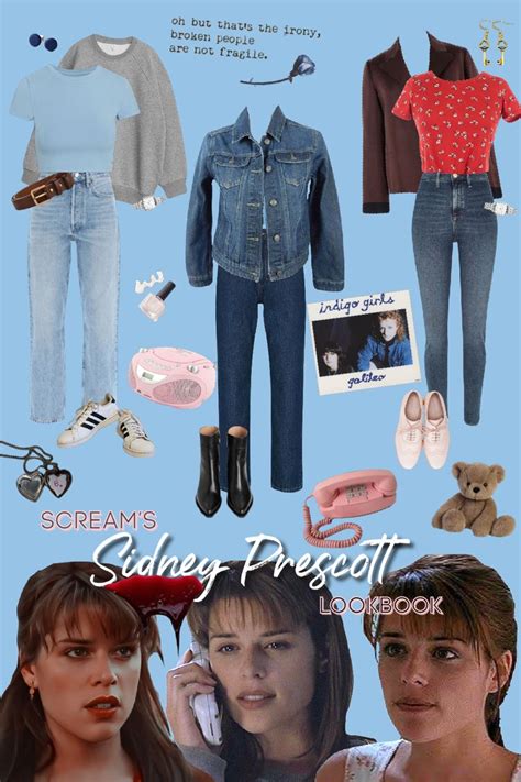 Sydney Prescott Lookbook Scream Halloween Costume Scream Outfits