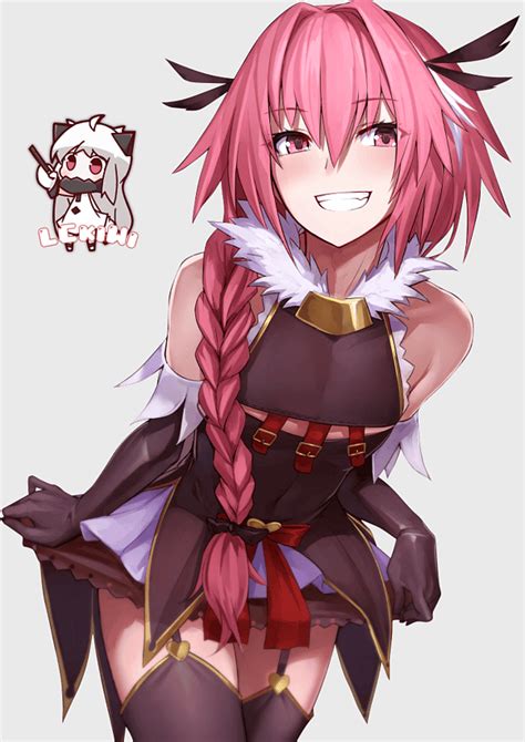 Astolfo Fate Grand Order Purple Hair Anime Character Chibi Figure
