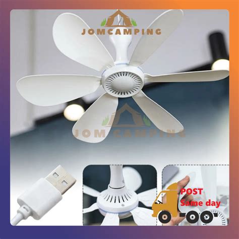 Kipas Siling Usb Kecil Bunyi Angin Kencang Bunyi Kipas Kawalan Jauh Super Rumahcamping Kipas