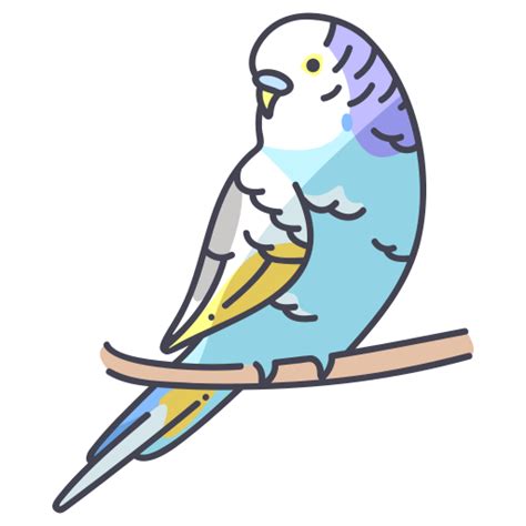 Parakeet Generic Outline Color Icon