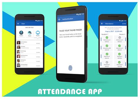 Android Attendance App On Behance