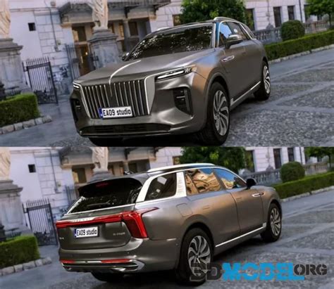 3d Model Hongqi Ehs9 2020 Pbr