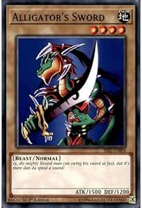 Yugioh Ss02 Enb05 1st Ed Alligators Sword Common Card Speed Duel