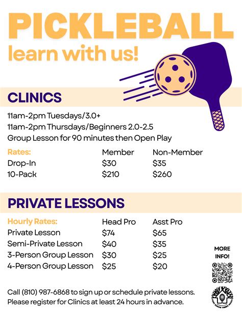 Pickleball Clinics And Private Lessons Port Huron Tennis House Port