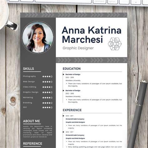 Graphic Designer Resume Inspiration