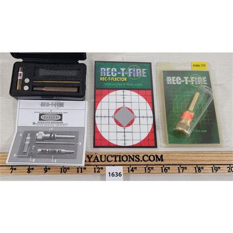 Lot Of 3 Rec T Fire Muzzle Adaptor Rec T Flector Laser Module Set