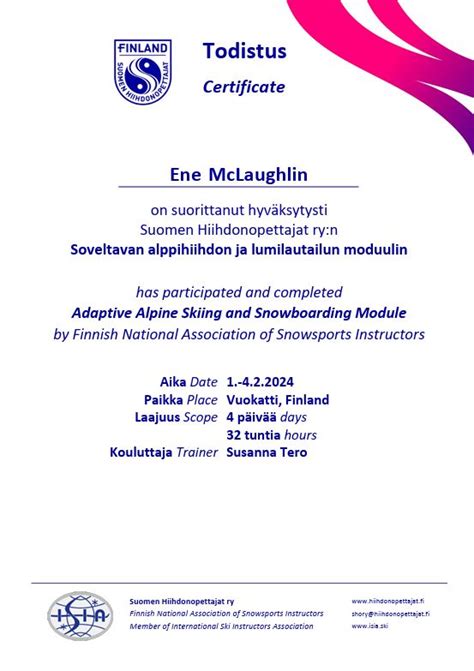 Ene Sepp On Linkedin Last Year Thank To Sinilille Campaign Estonia Got Its Two First Sit Skis…