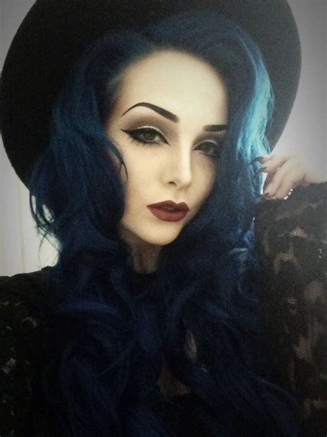Gorgeous Halloween Hair Midnight Blue Hair Dye Dyed Hair Blue