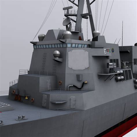 Uss Gridley Ddg 101 Arleigh Burke Class Destroyer 3d Model 89