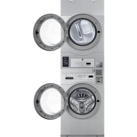 Commercial Laundry Washer And Gas Dryer Stack Kit Guest Laundry Appliances