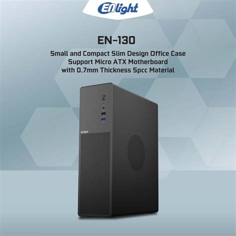 Jual Casing Enlight En 130 300 Watt Mini Itx Shopee Indonesia