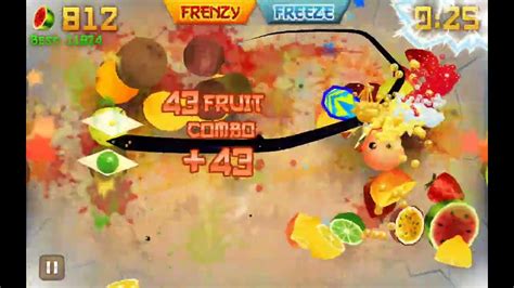 Fruit Ninja Classic Mod 2 4 6 High Score 3497 Youtube