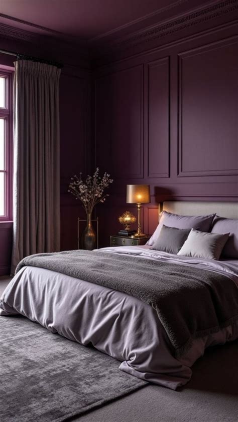 Stylish Dark Purple Bedroom Ideas In 2025 Purple Bedroom Decor