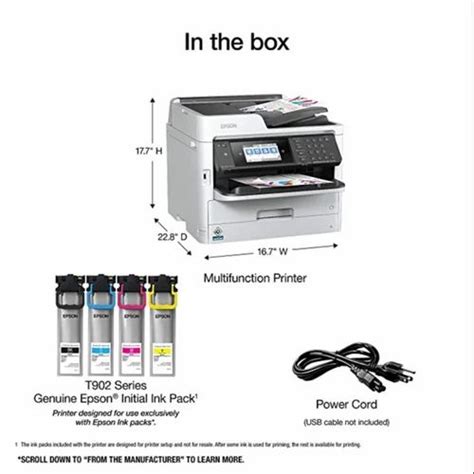 Epson Workforce Pro Wf C879r Multifunction A3 Color Printer Model Name Number Wf C878r At