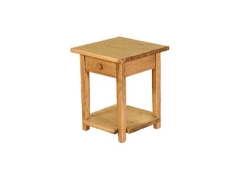 Garibaldi Small End Table Pine Maple Sahara Furniture Manufacturing