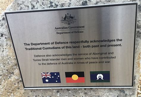 Indigenous Recognition Plaque Derwent Barracks Places Of Pride