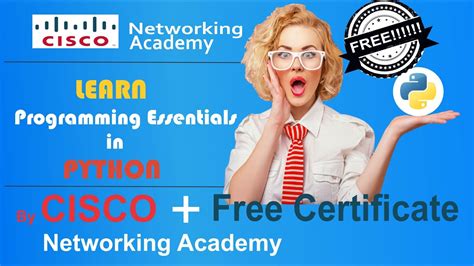 How To Learn Python Free Cisco Certificate Course Python Complete