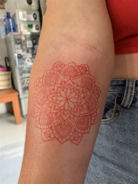 Red Mandala Tattoos