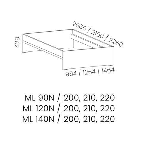 Mlxxxn Krevet Bez Uzglavlja Magnet Eurodom Namještaj