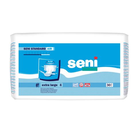 Seni Standard Air Adult Incontinence Diapers Xl 30pcs Medi Shop Gr