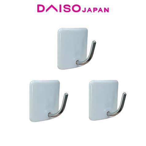 Daiso Double Sided Hook 3 Pieces Shopee Philippines