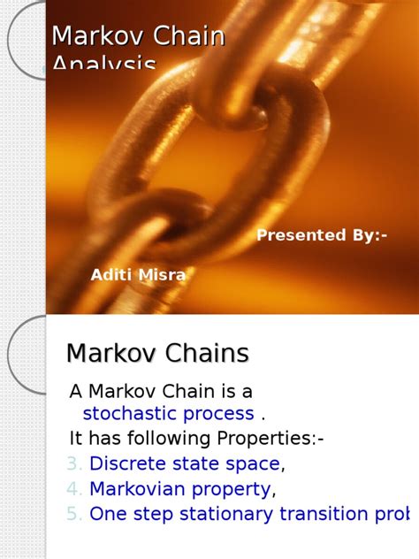 Markov Chain Analysis And Applications Pdf Markov Chain