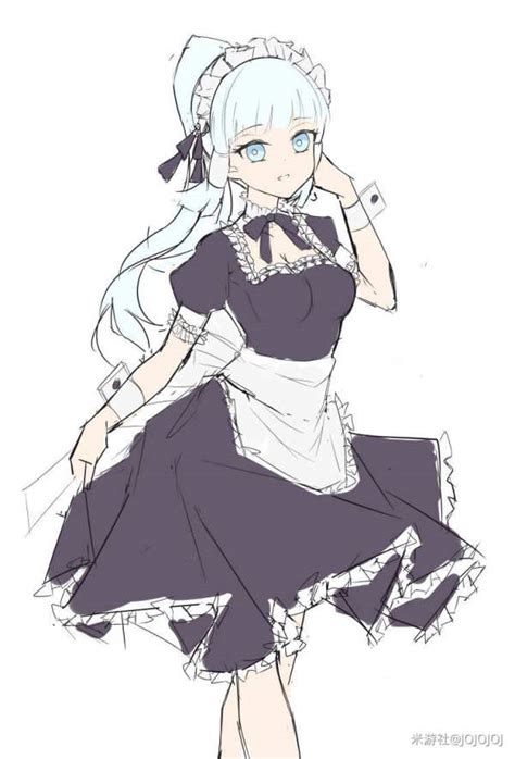画画女仆绫华 原神社区 米游社
