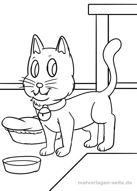 Malvorlage Katze Kostenlose Ausmalbilder