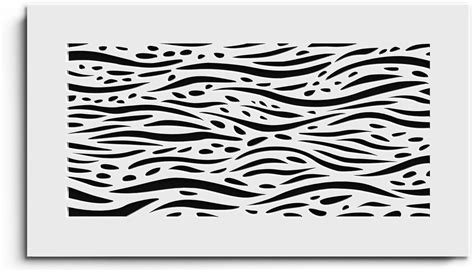 Saba Home Decor White Air Vent Cover Acrylic Plexiglass 6 X 14 Duct