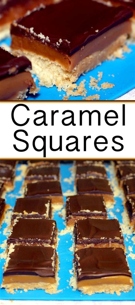Caramel Squares Caramel Squares Recipe How Sweet Eats Cooking Chocolate