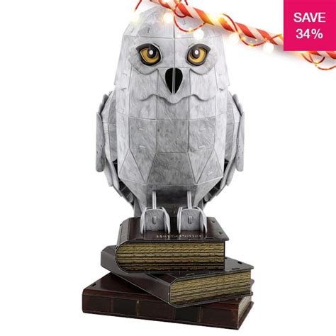 34 Off On 4d Model Kit 3d Harry Potter Hedwig Onedayonly