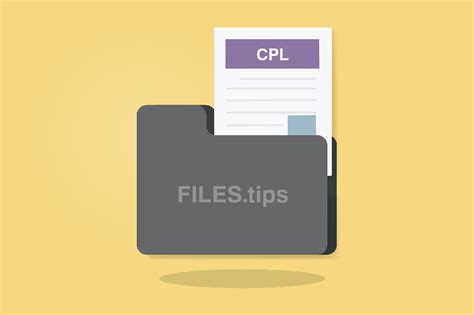 Cpl File Extension What Is Cpl File And How Do I Open It
