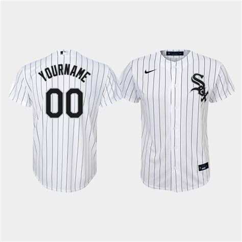 Youth Chicago White Sox Custom 00 White Home Jersey Bluefink