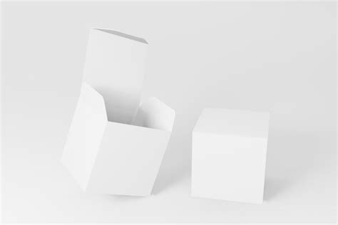Square Box Mockup Cosmetic Packaging Mockup Design 24583635 Stock