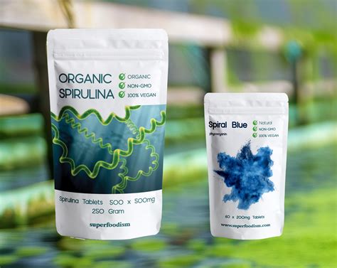 Spirulina Challenge Spirulina Tablletten Spiral Blue